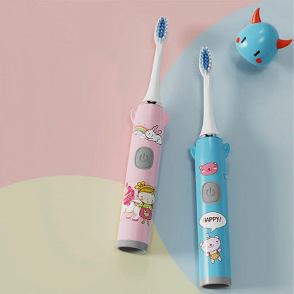 Children's Cartoon Electric Toothbrush – YallaYallaBuy